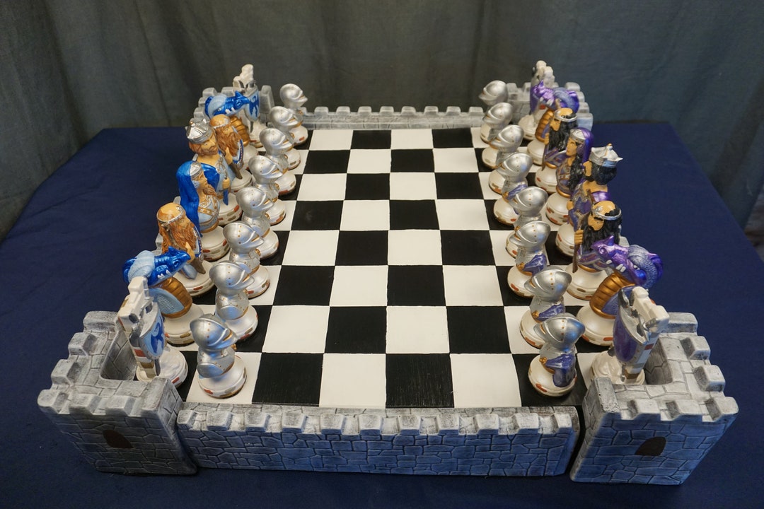 Dragon Lore Completed Chess Set - Etsy
