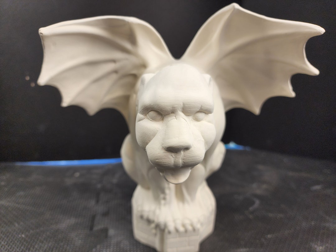 Unpainted Ceramic Bisque, Classic Gargoyle (large) - Etsy