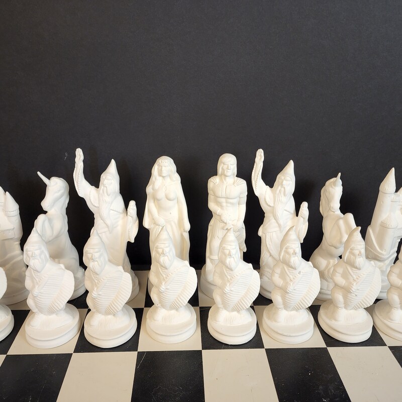 Ceramic Chess Set - Etsy