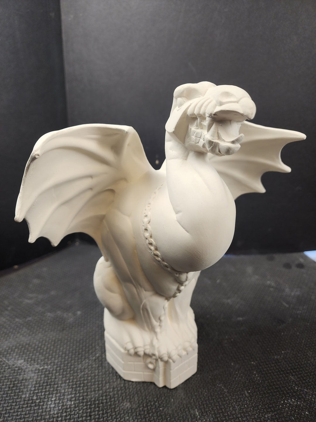 Unpainted Ceramic Bisque, Dragon Gargoyle - Etsy