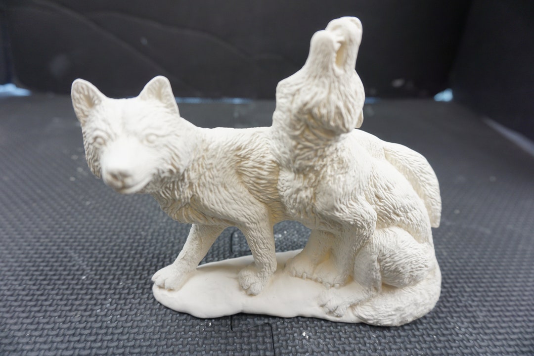 Unpainted Ceramic Bisque, Wolves - Etsy