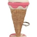 Ice Cream Bar Stool Strawberry & Vanilla Ice Cream Shop Furniture - Ice ...