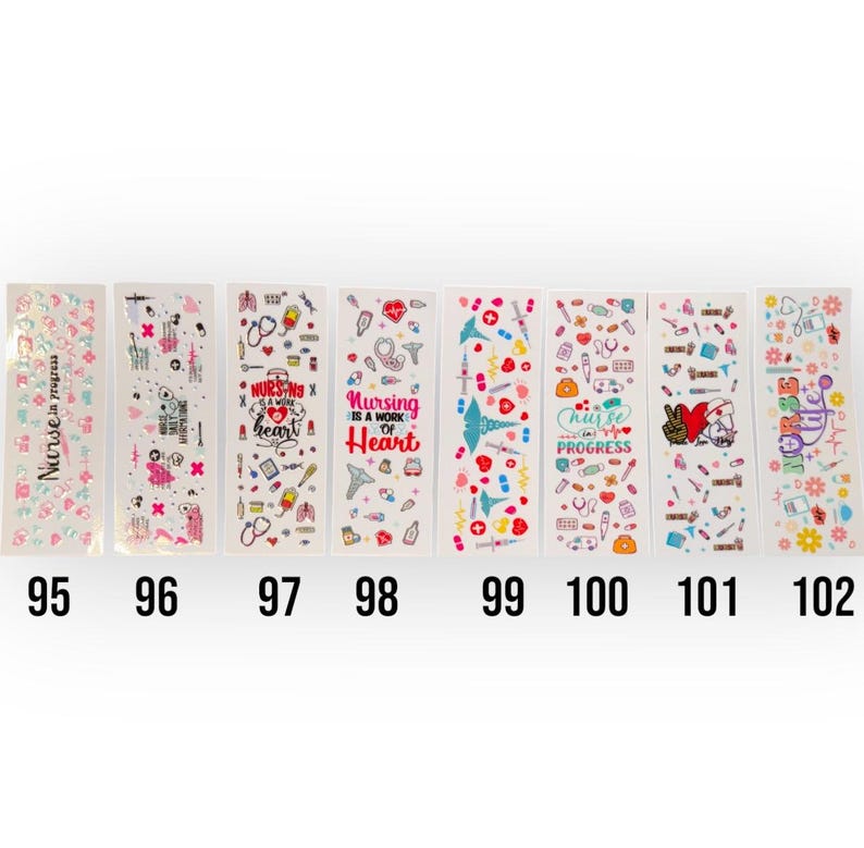 Pen Wraps|pen Decals|bookmark Decals|uvdtf Pen Wraps - Etsy