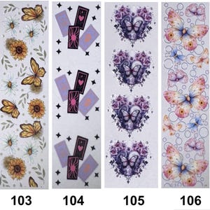 Pen Wraps|pen Decals|bookmark Decals|uvdtf Pen Wraps - Etsy