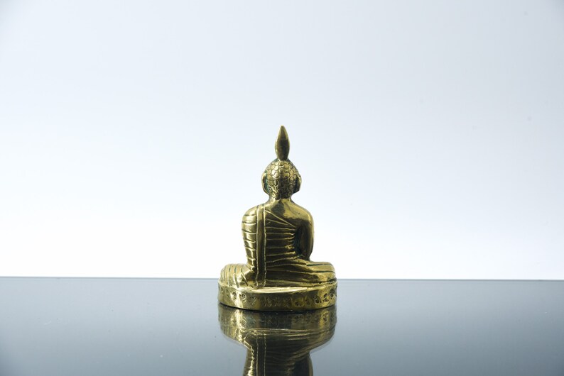 Antique Brass Buddha, Dhyana Mudra - Etsy