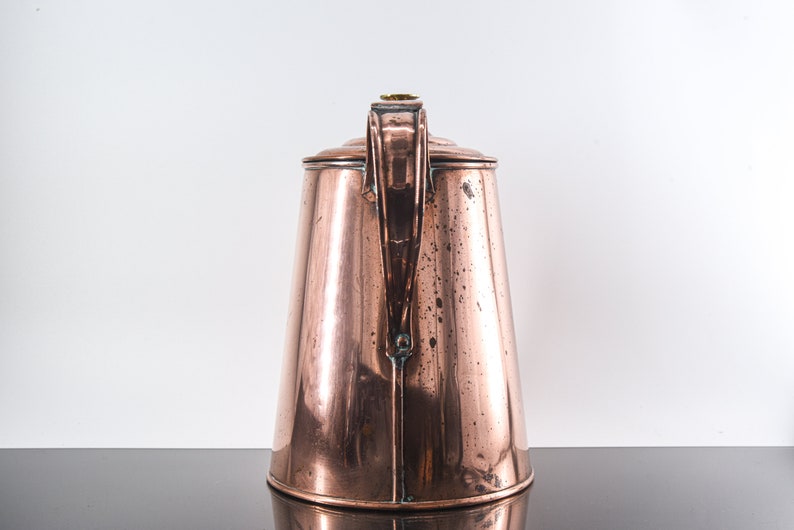 Vintage Copper Hot Water Jug Antique Metal Watering Can - Etsy