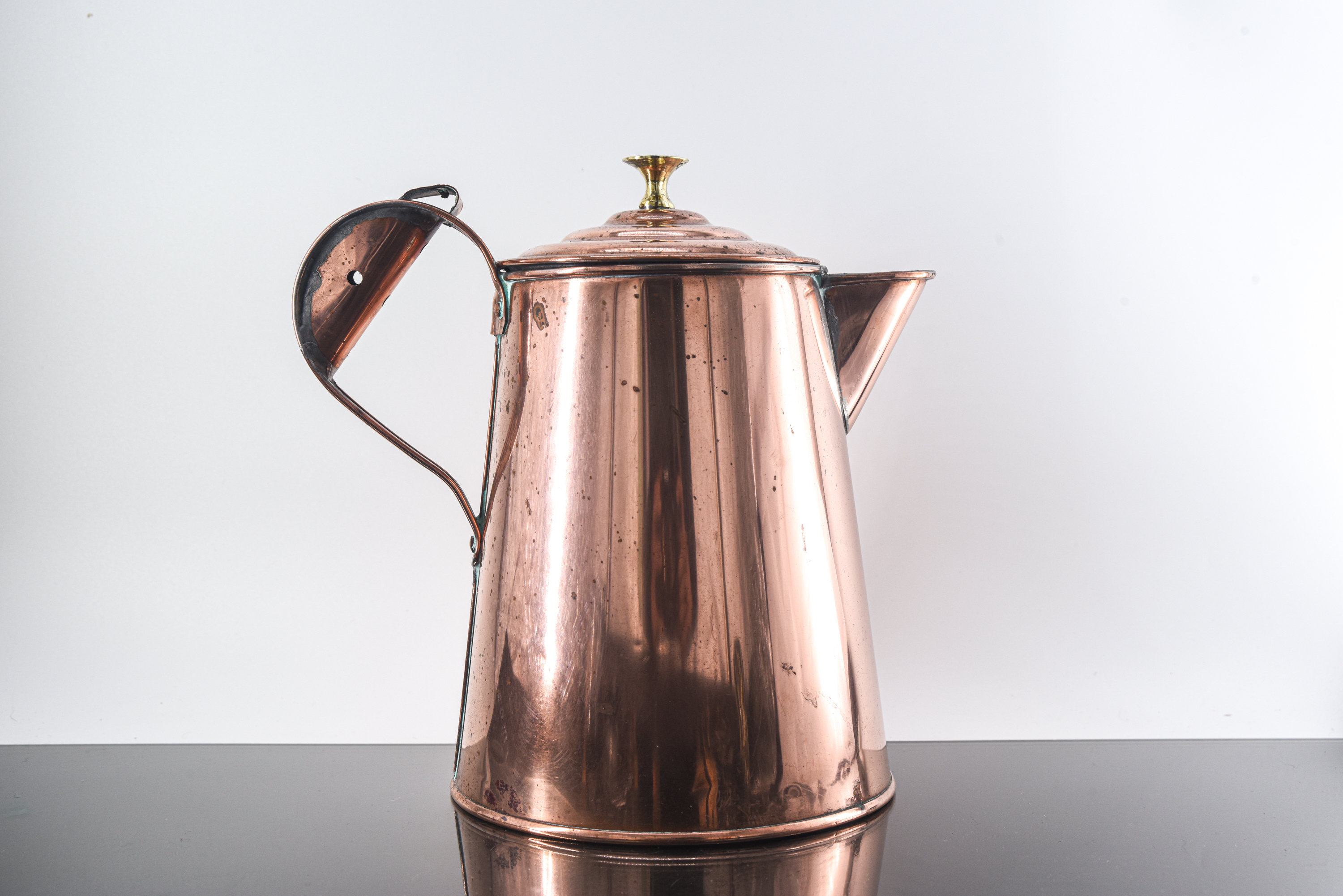 Vintage Copper Hot Water Jug Antique Metal Watering Can - Etsy