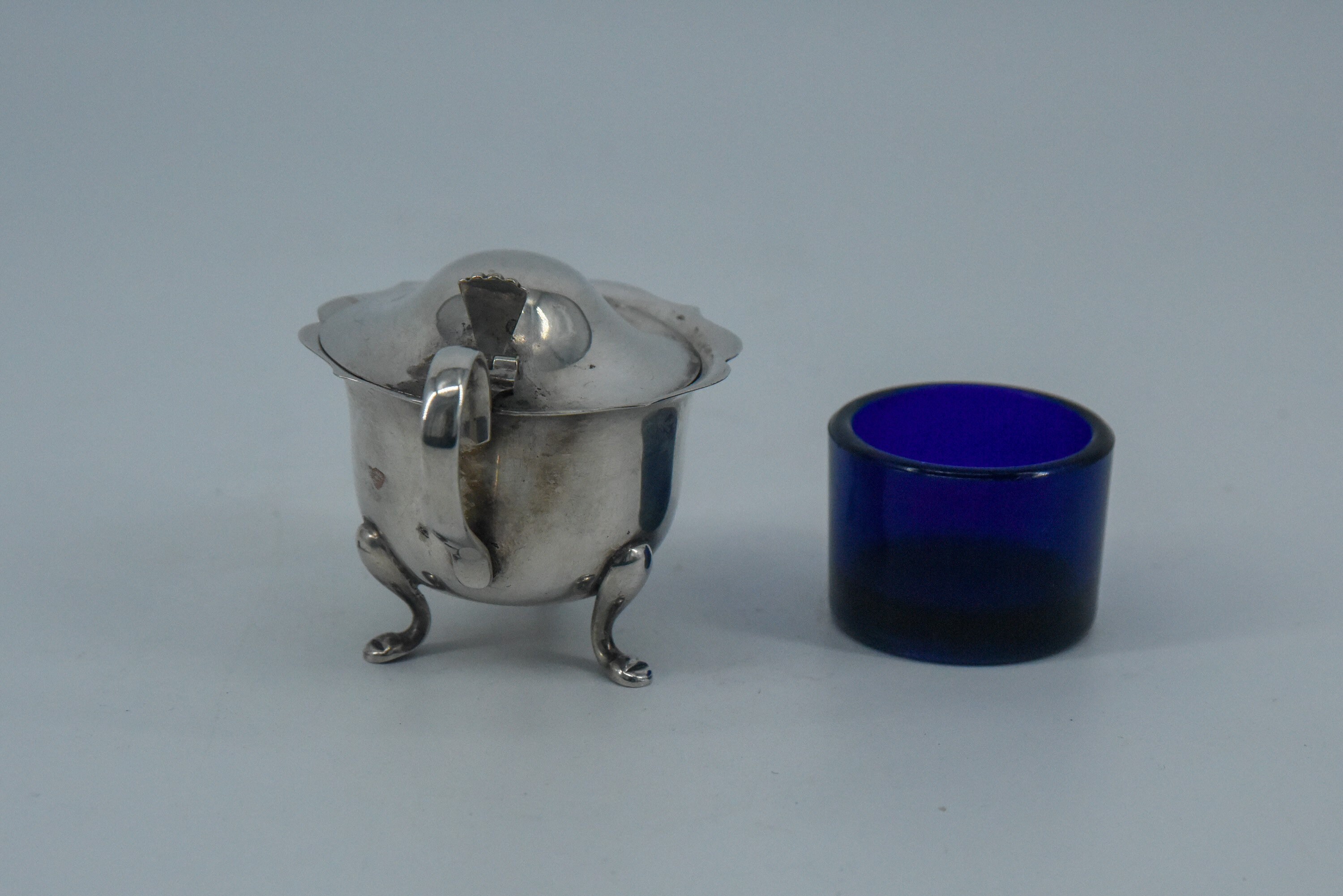 Antique Silver Plated Mustard Pot - Etsy