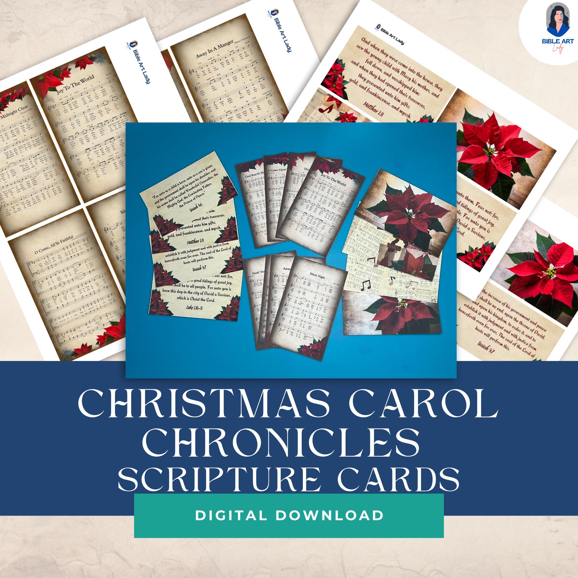 Christmas Carol Chronicles Cards - Etsy