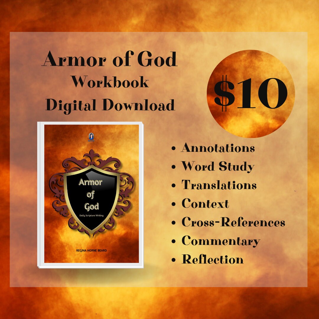 Armor of God Workbook - Etsy