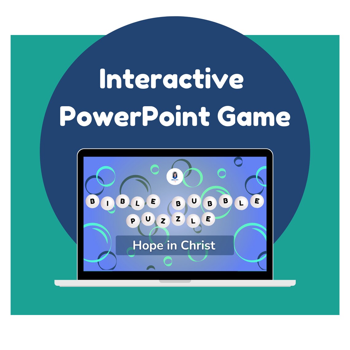 Hope in Christ - Bible Bubble Puzzle (2+ Players or Teams) Powerpoint ...