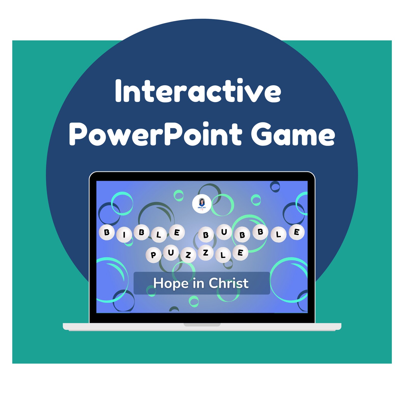 Hope in Christ - Bible Bubble Puzzle (2+ Players or Teams) Powerpoint ...
