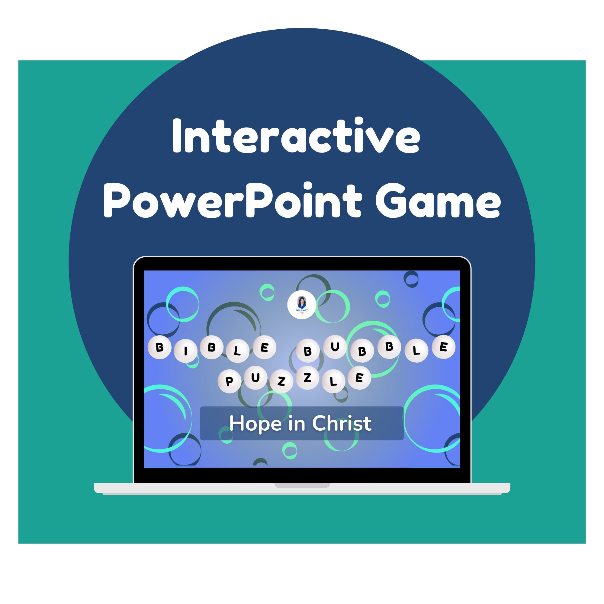 Hope in Christ - Bible Bubble Puzzle (2+ Players or Teams) Powerpoint ...