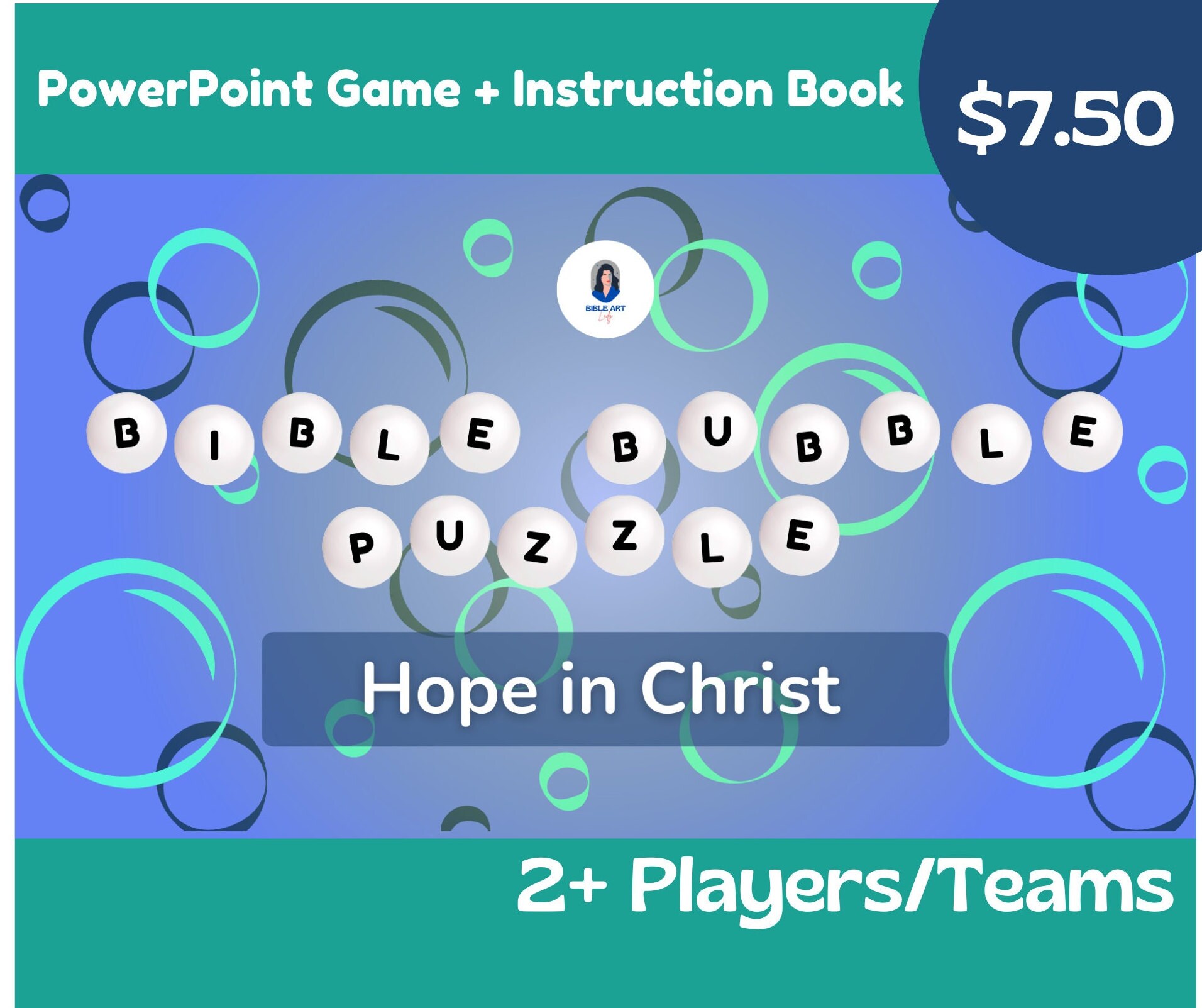 Hope in Christ - Bible Bubble Puzzle (2+ Players or Teams) Powerpoint ...