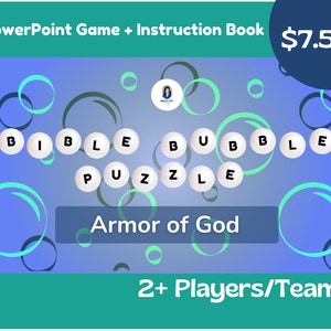 Armor of God - Bible Bubble Puzzle (2+ Players or Teams) Powerpoint ...