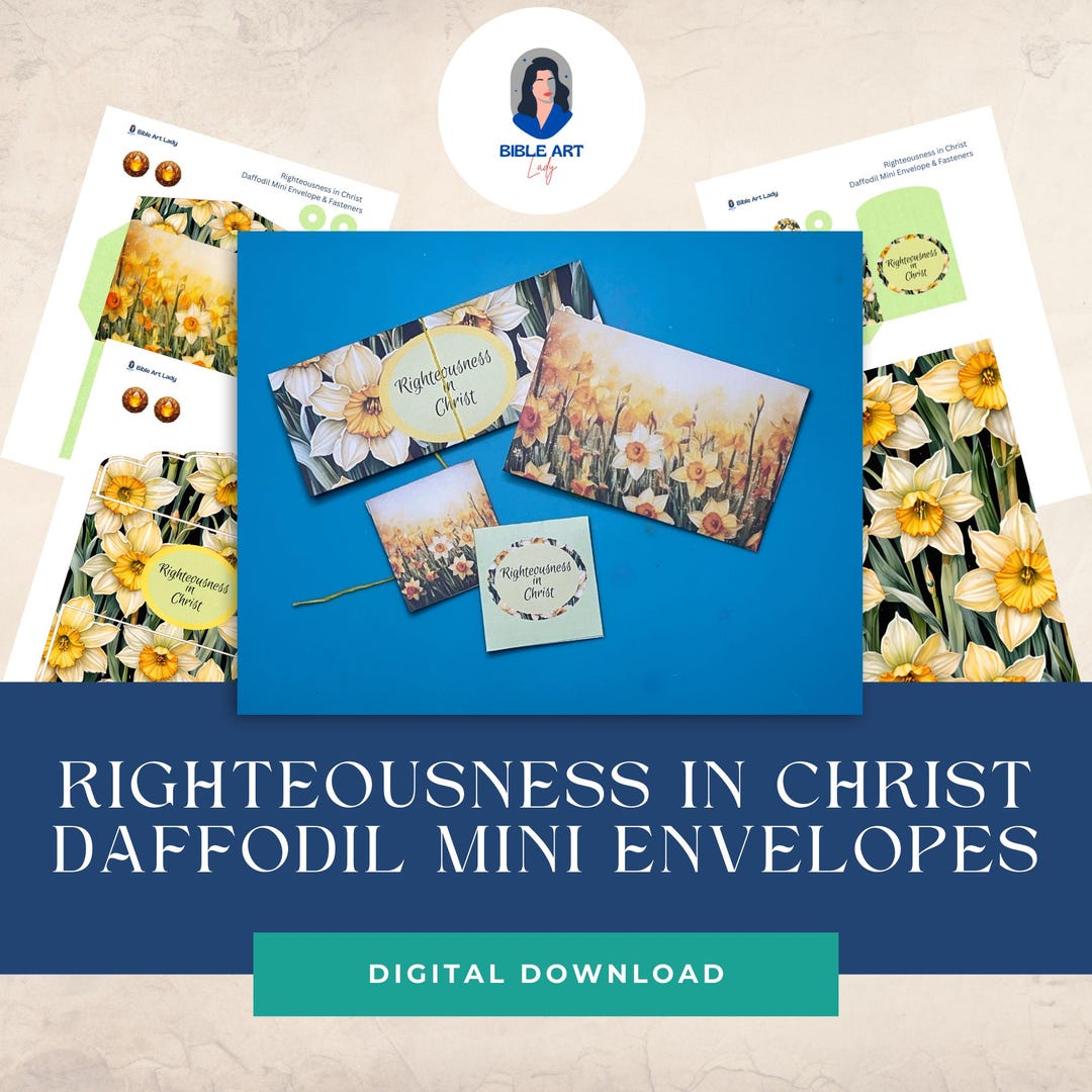 Righteousness in Christ Daffodil Envelopes - Etsy
