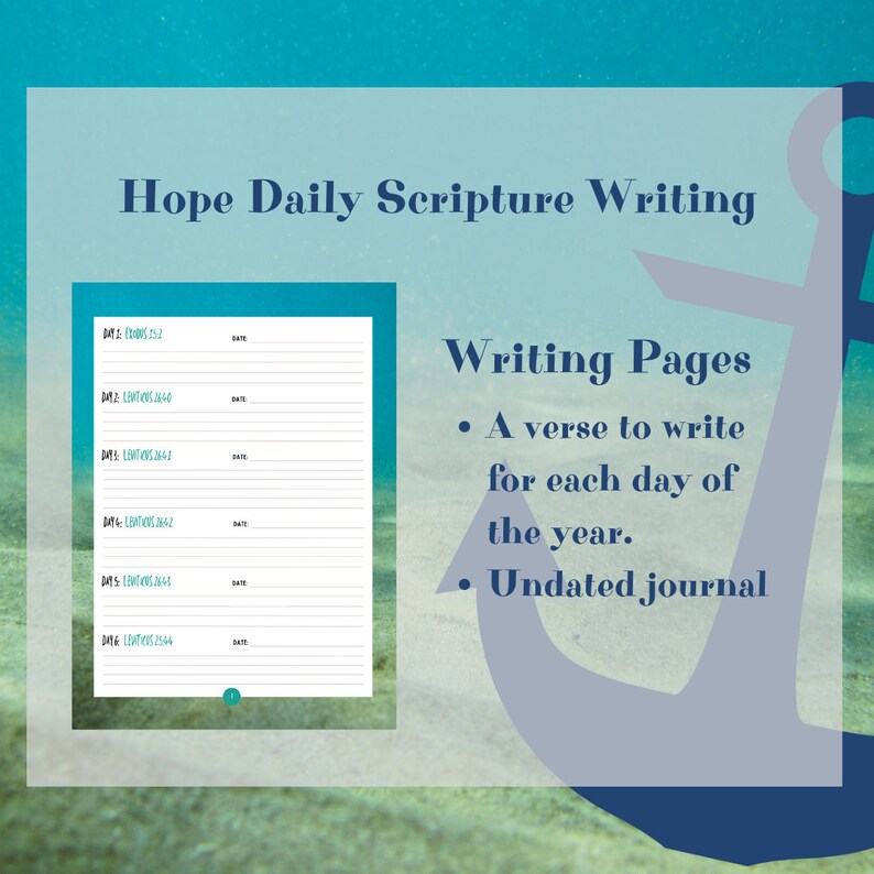 Hope: Word of the Year Journal Kit - Etsy