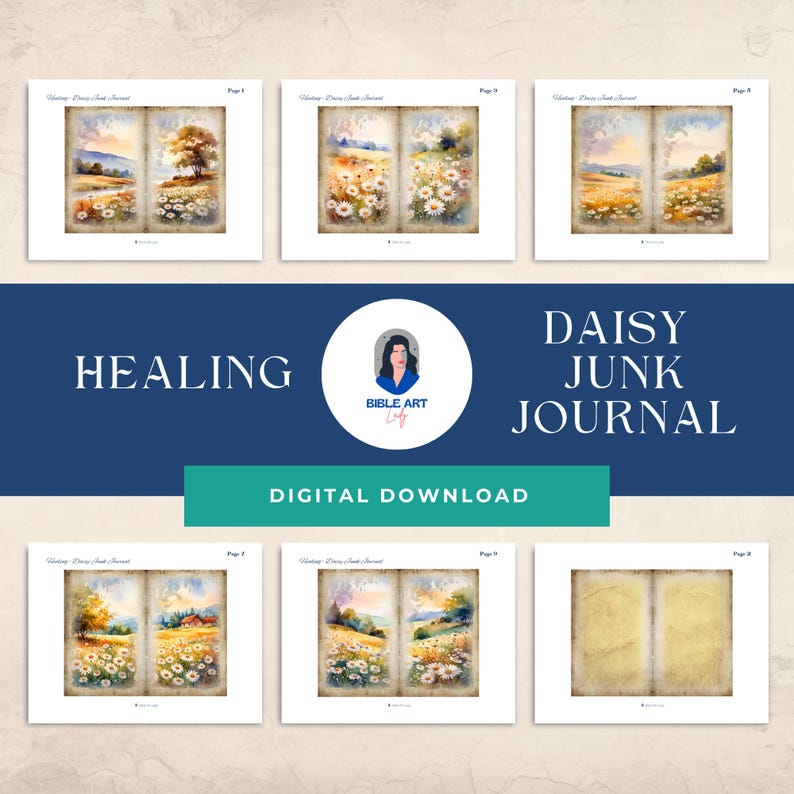 Healing - Daisy Junk Journal - Etsy