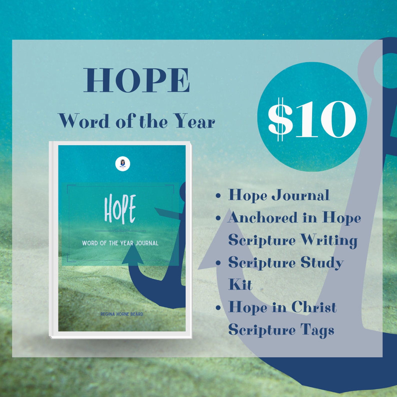 Hope: Word of the Year Journal Kit - Etsy