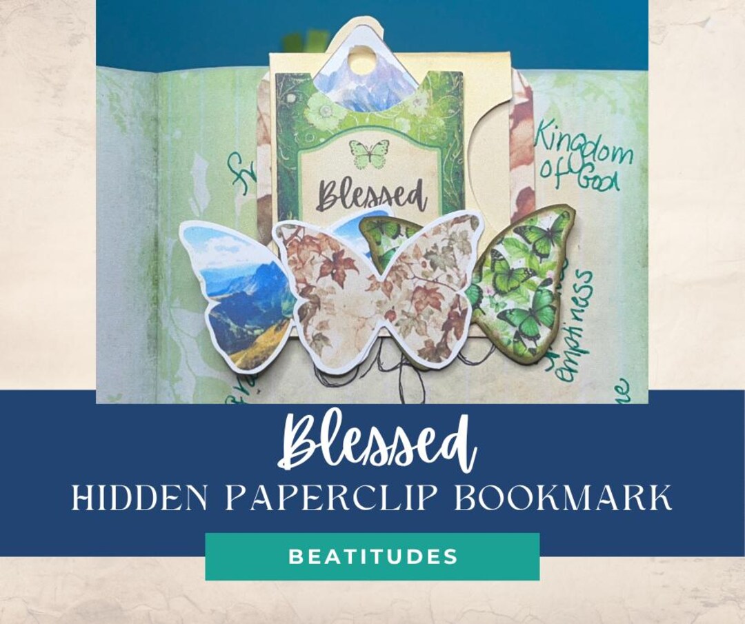Blessed Hidden Paperclip Bookmark - Etsy