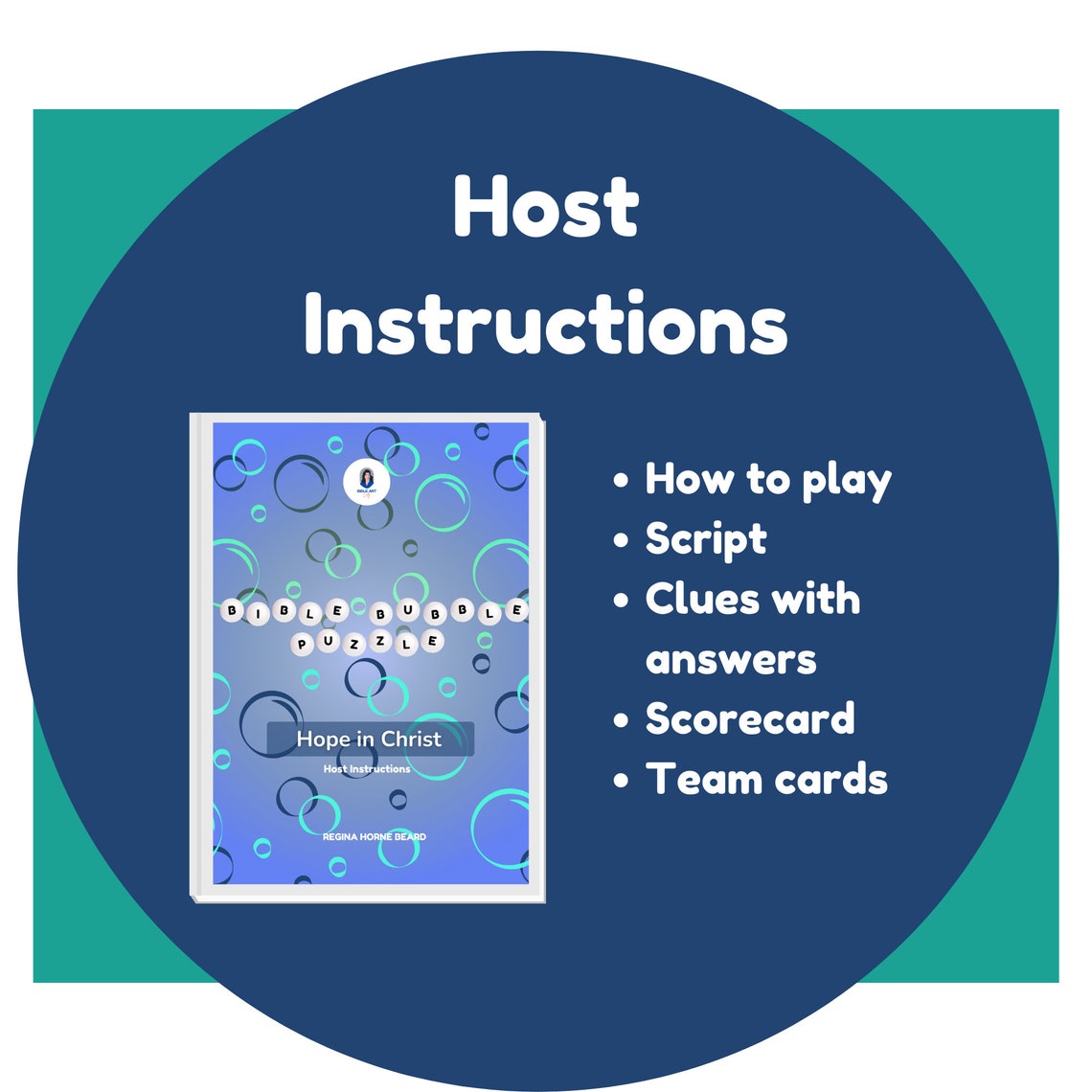 Hope in Christ - Bible Bubble Puzzle (2+ Players or Teams) Powerpoint ...