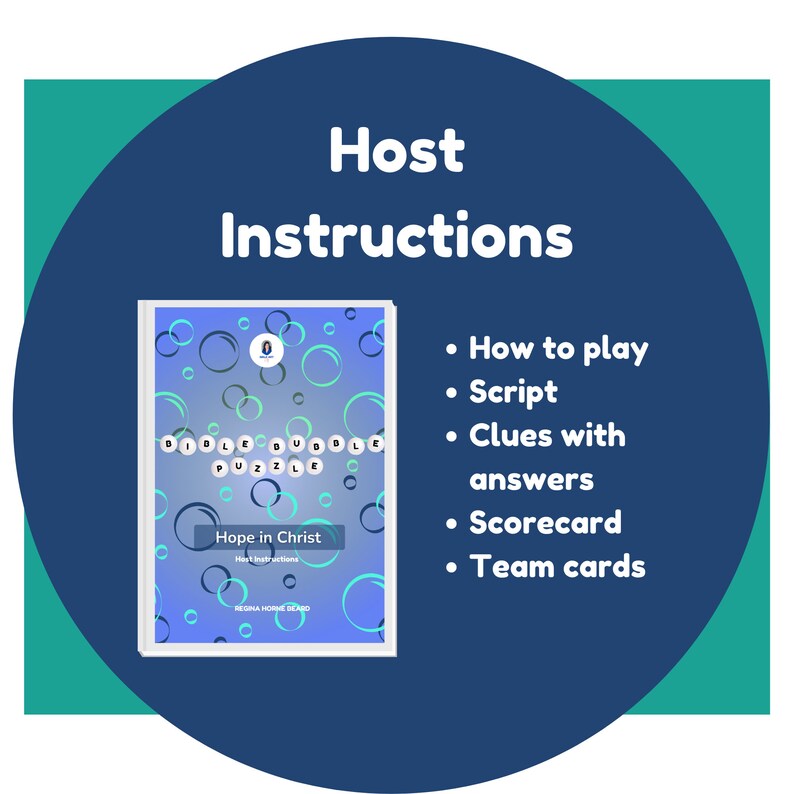 Hope in Christ - Bible Bubble Puzzle (2+ Players or Teams) Powerpoint ...