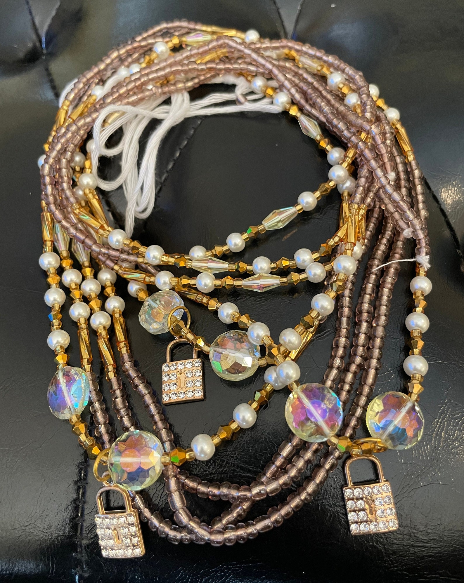 Crystal Waist Beads/ Woman Waist Beads/ Waist Beads/ Ghanaian - Etsy