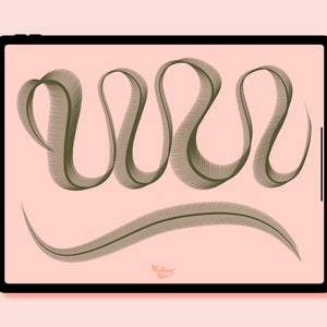 Fleur Leaf/fern Brush Bundle for Procreate | 10 Brushes | Fern/leaf ...