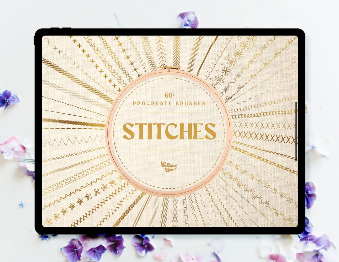 60+ Stitch Brush Bundle for Procreate | 67 Brushes | Craft Brushes ...