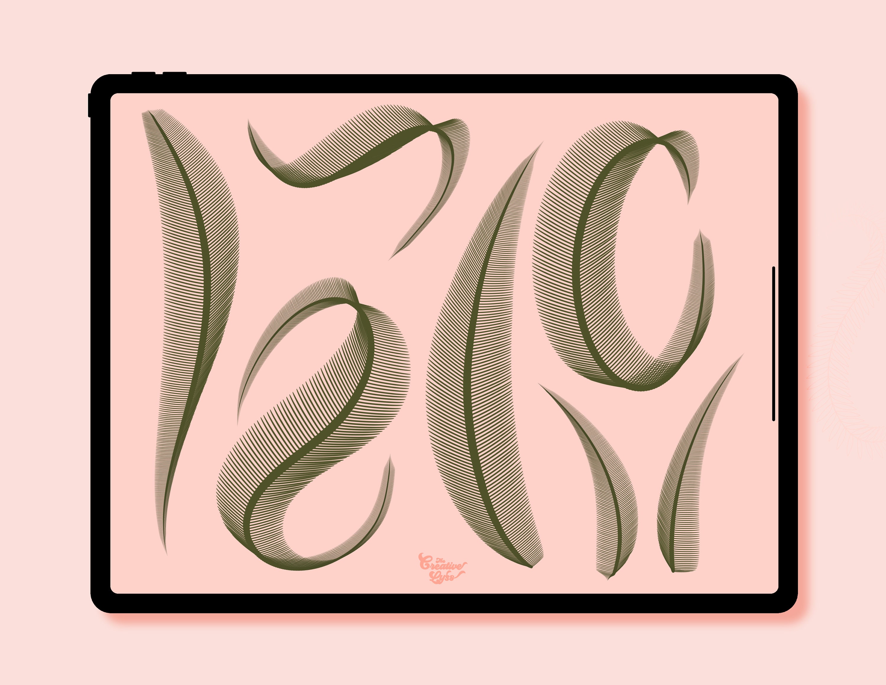 Fleur Leaf/fern Brush Bundle for Procreate 10 Brushes Fern/leaf ...