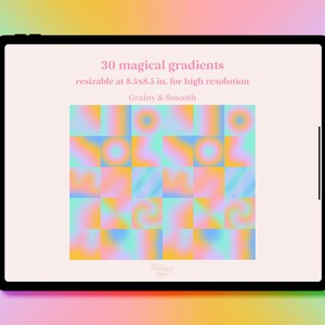 Magical Pastel Gradients/backgrounds | 30 Gradients | Digital Assets ...