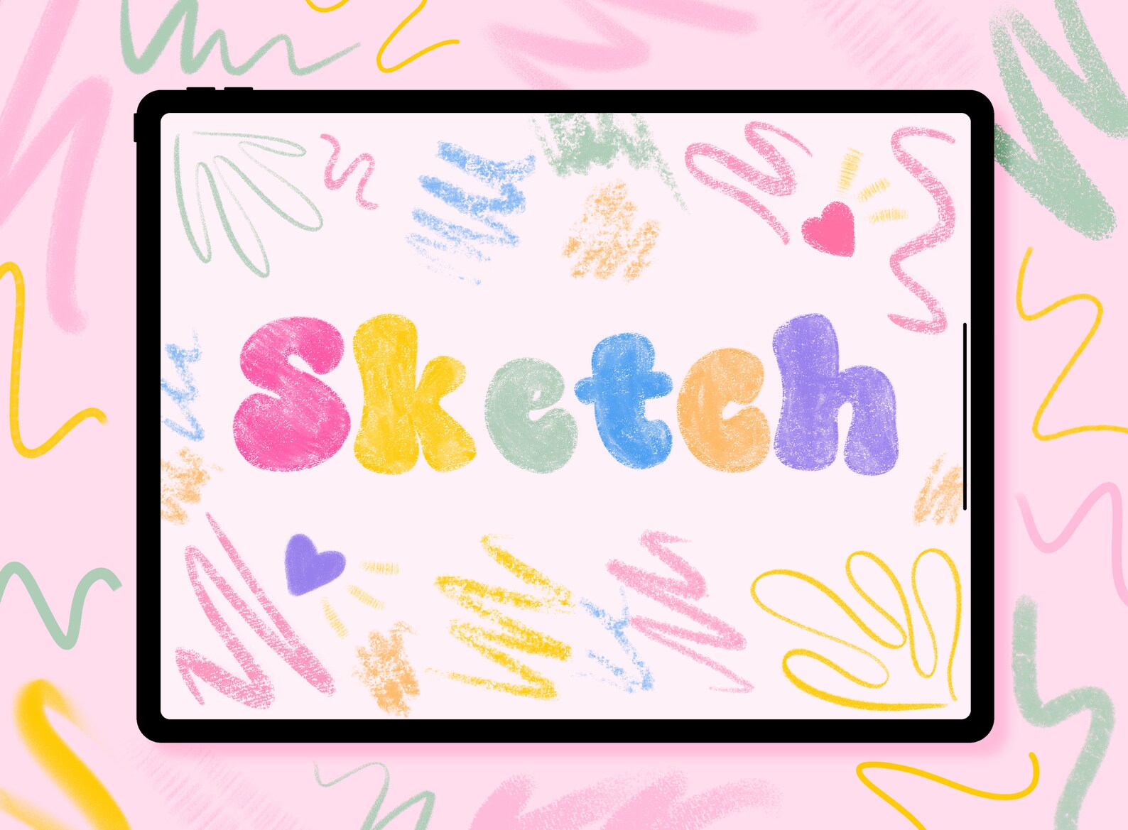 Sketchy Pencil Brush Set for Procreate | 30 Brushes | Digital Download ...