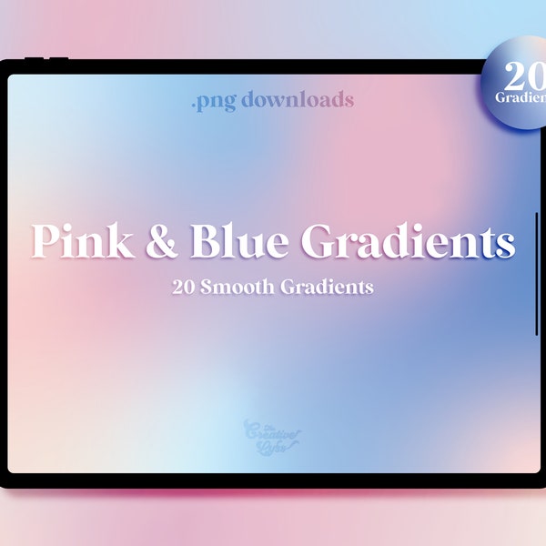 Vibrant Gradients/backgrounds 15 Grainy, 15 Smooth Digital Assets ...