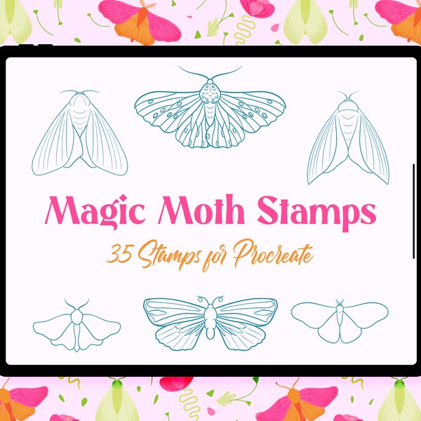 Luna Moth Stamp - Etsy