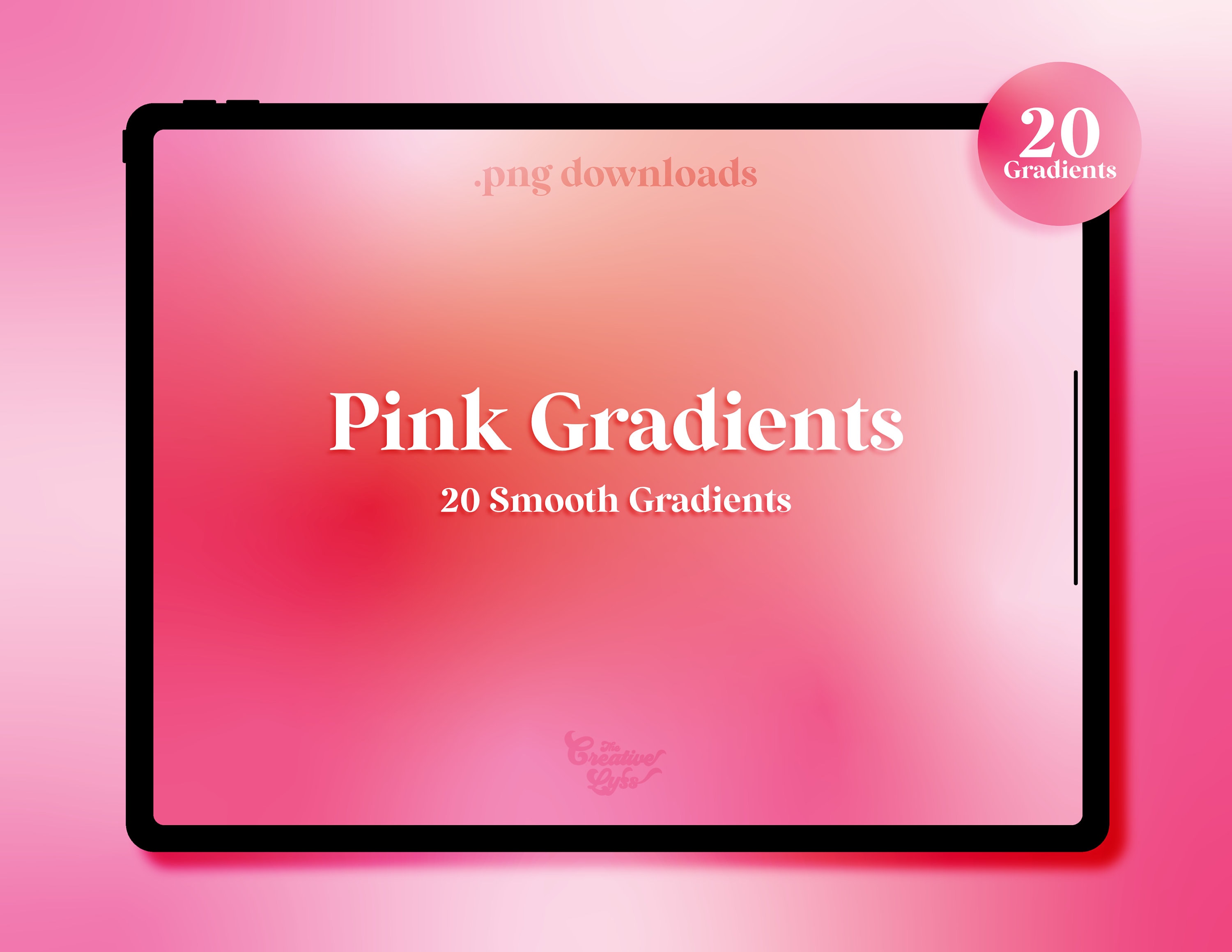 Pink Gradients/backgrounds | 20 Gradients | Digital Assets, Gradients ...