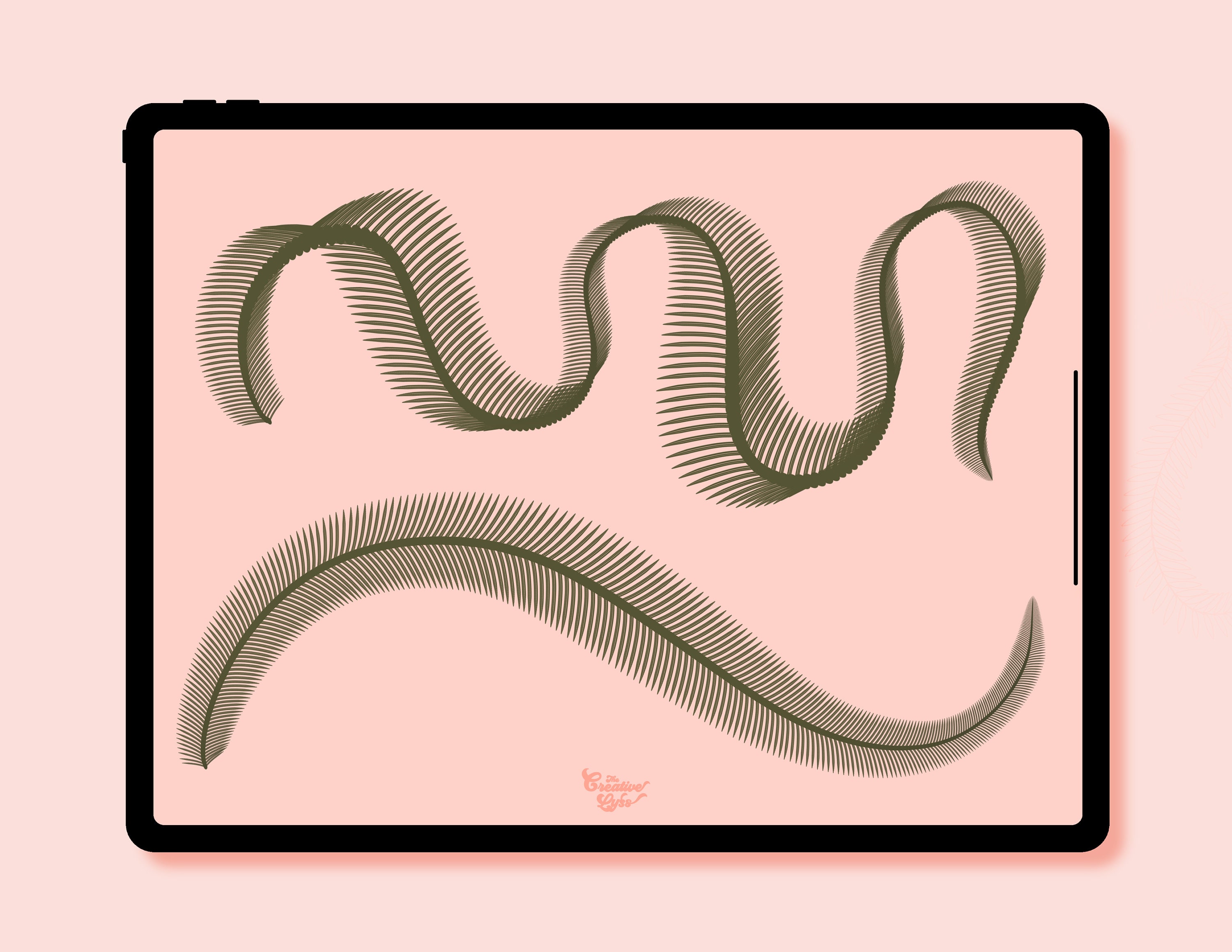 Fleur Leaf/fern Brush Bundle for Procreate 10 Brushes Fern/leaf ...
