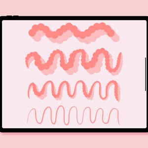 Coco Scalloped Lettering/calligraphy Brush for Procreate | Creative ...