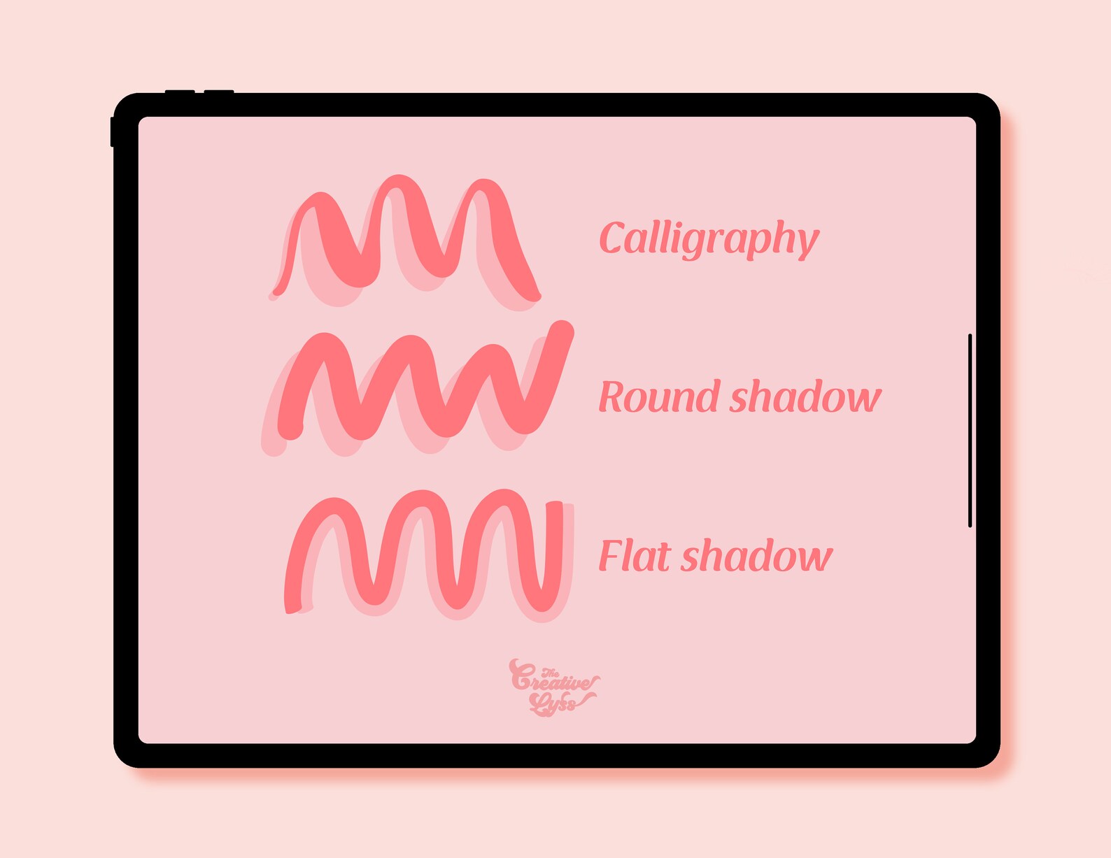 Sadie Shadow Lettering Brushes for Procreate | Brush Set X3 ...