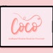 Coco Scalloped Lettering/calligraphy Brush for Procreate | Creative ...