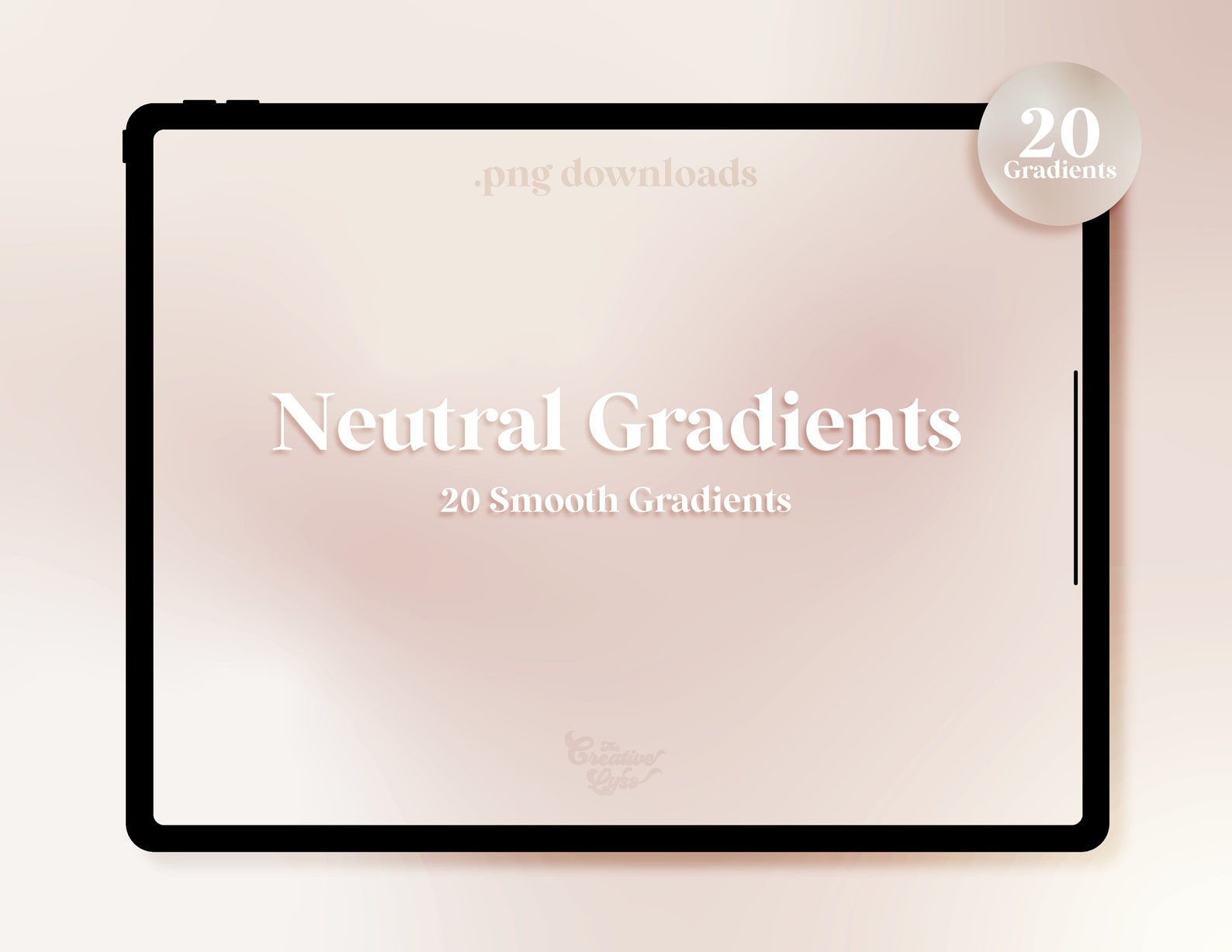 Neutral Gradients/backgrounds | 20 Gradients | Digital Assets ...