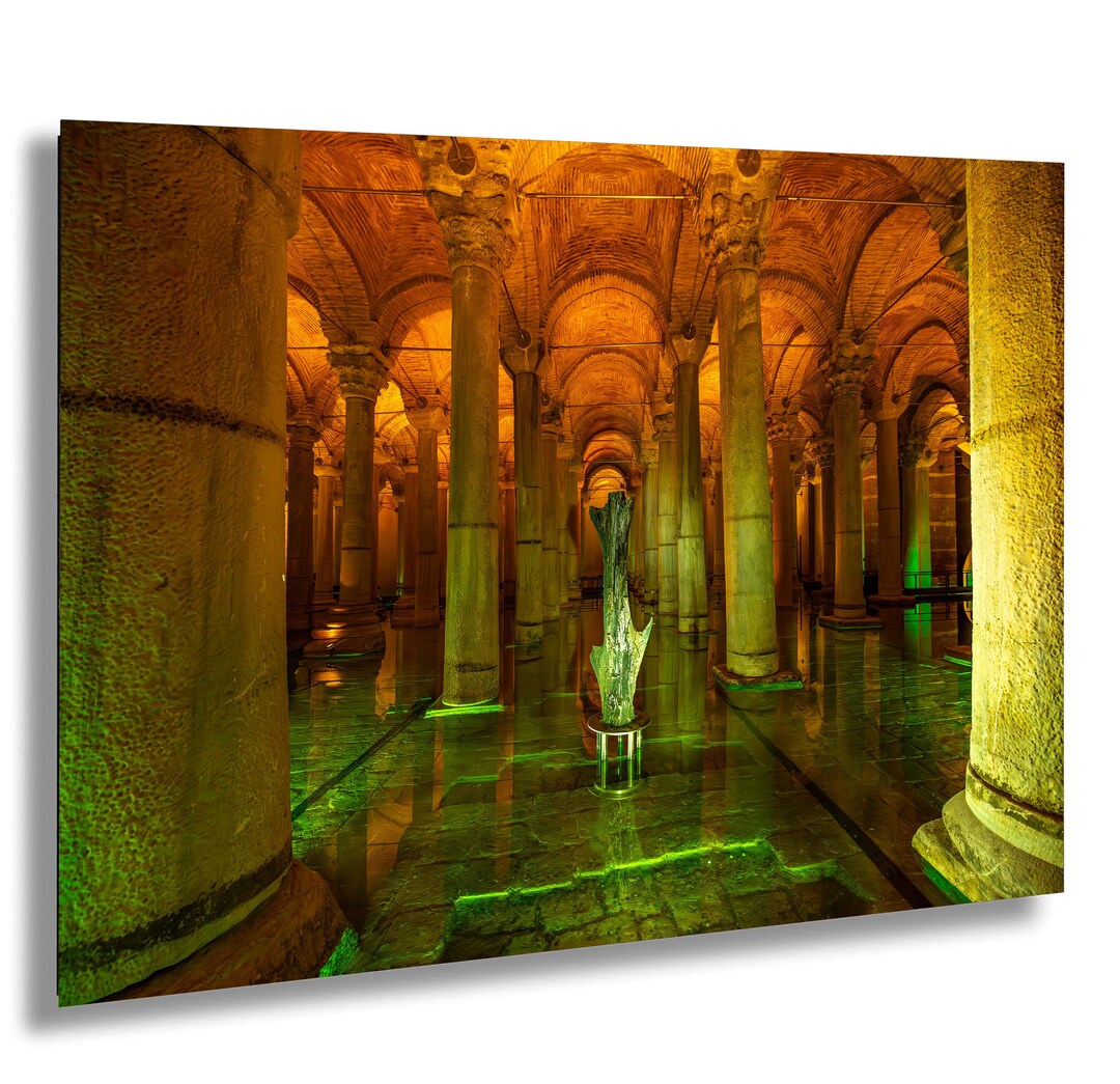 Basilica Cistern Istanbul Wall Art • Ancient Columns Print • Historic ...