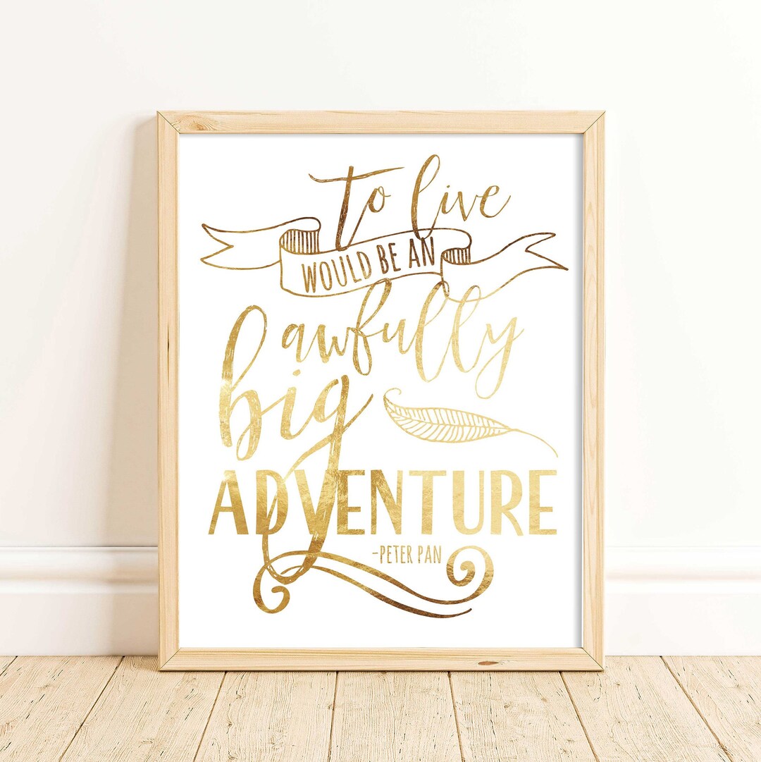 Peter Pan Quotes - Neverland Art - Digital Download - Classic Book ...