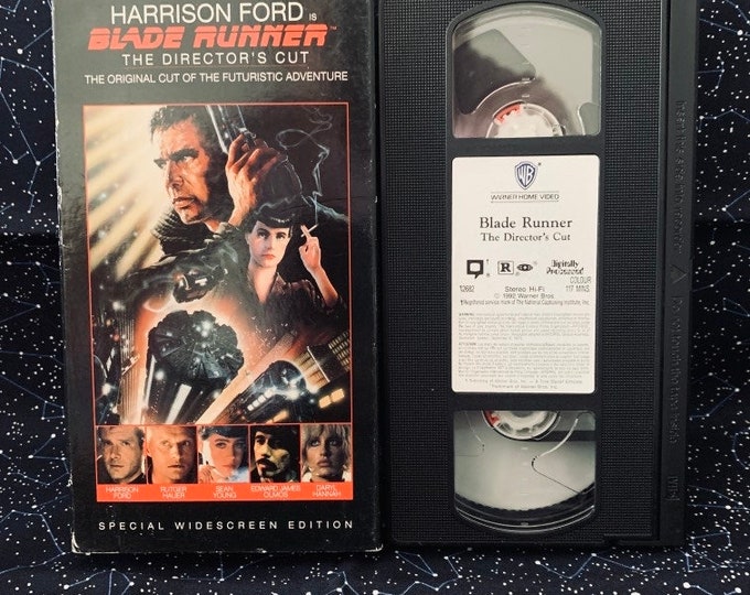 Blade Runner: the Directors Cut WIDESCREEN VHS - Etsy