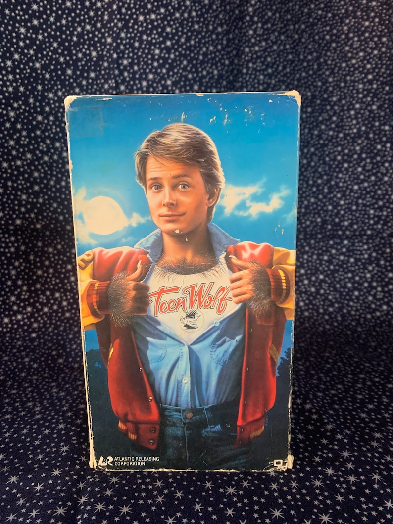 Teen Wolf VHS 80s Teen Horror Comedy, Michael J. Fox - Etsy