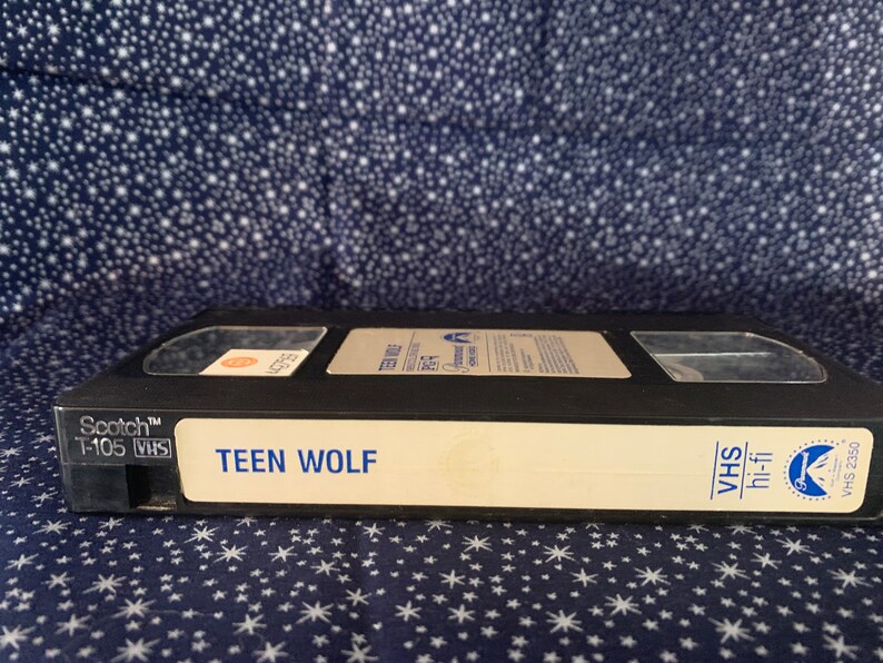 Teen Wolf VHS 80s Teen Horror Comedy, Michael J. Fox - Etsy