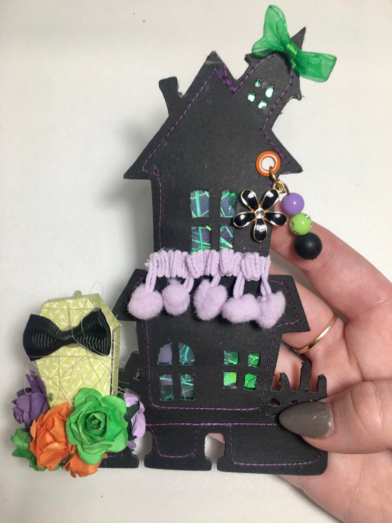 Haunted House Memory Dex Card Digital Cut File SVG PNG - Etsy