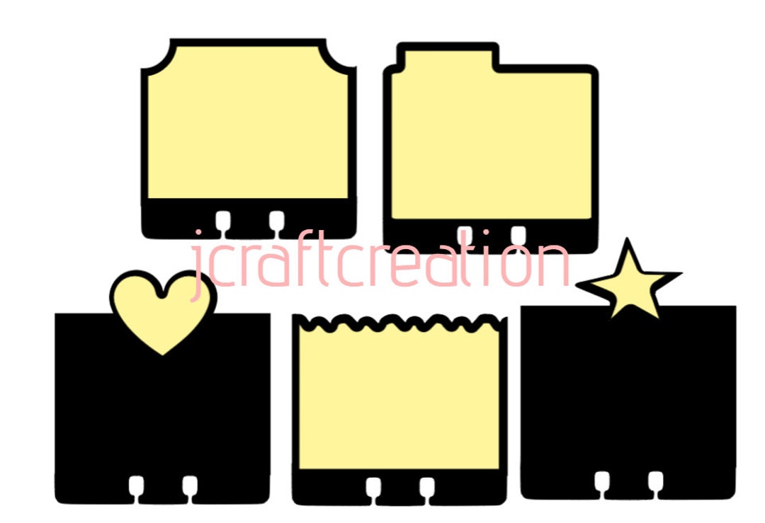 Simple Memory Dex Card Set 2, Digital, Cut File SVG - Etsy