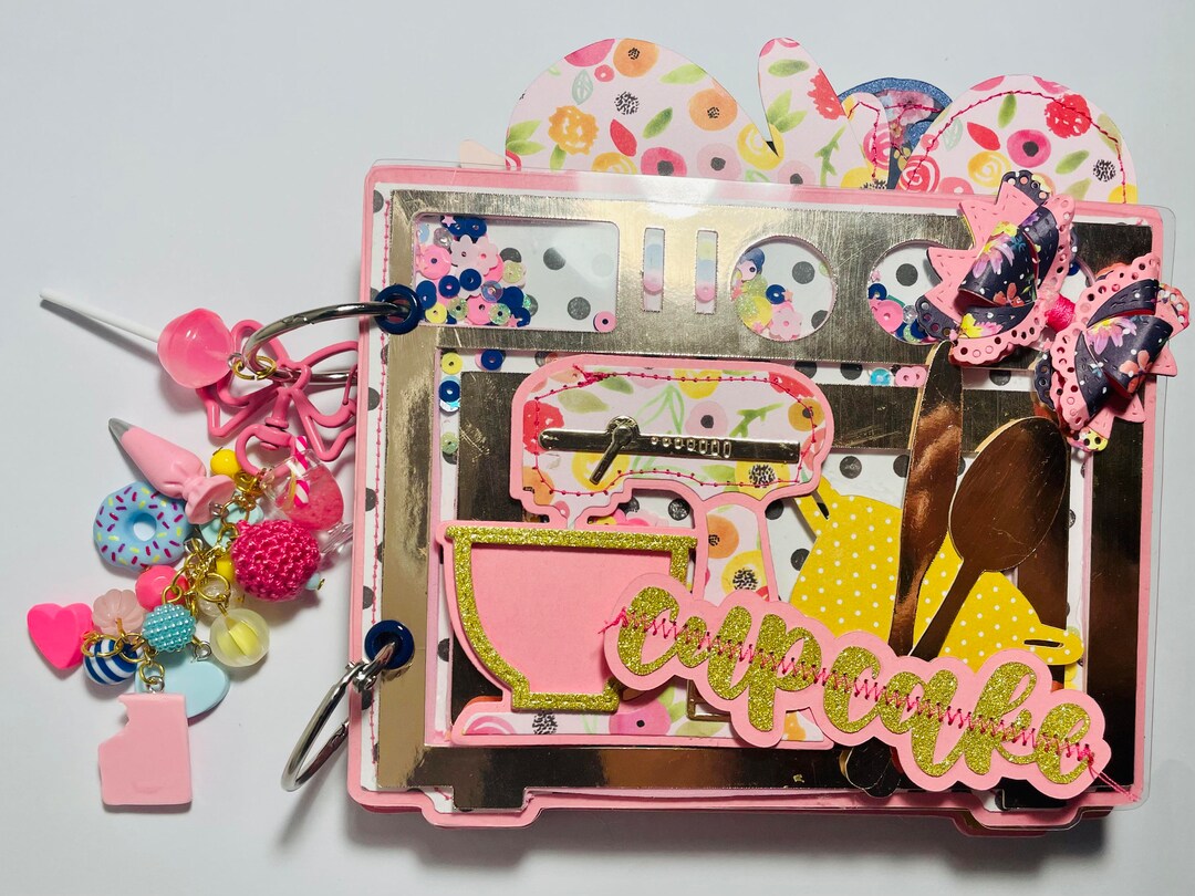 Baking Mini Album, Birthday/celebration Album, Digital, Cut File SVG ...