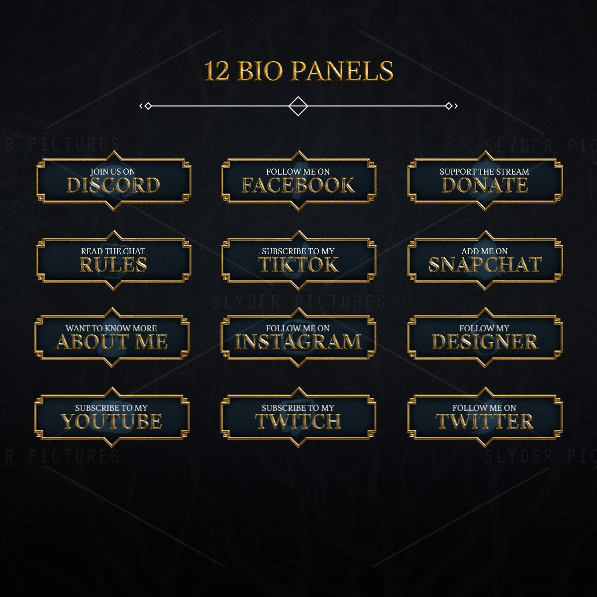 Animated Stream Pack / Stream Package / Overlays / Twitch Assets ...