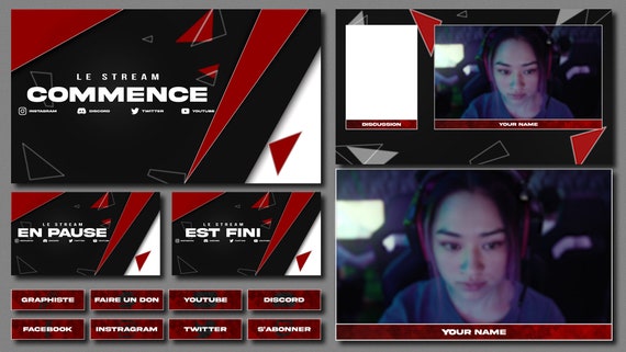 Stream Pack / Animated Stream Package / Overlays / Twitch | Etsy